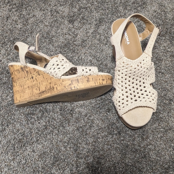 Sonoma | Shoes | Cork Wedge Heels | Poshmark
